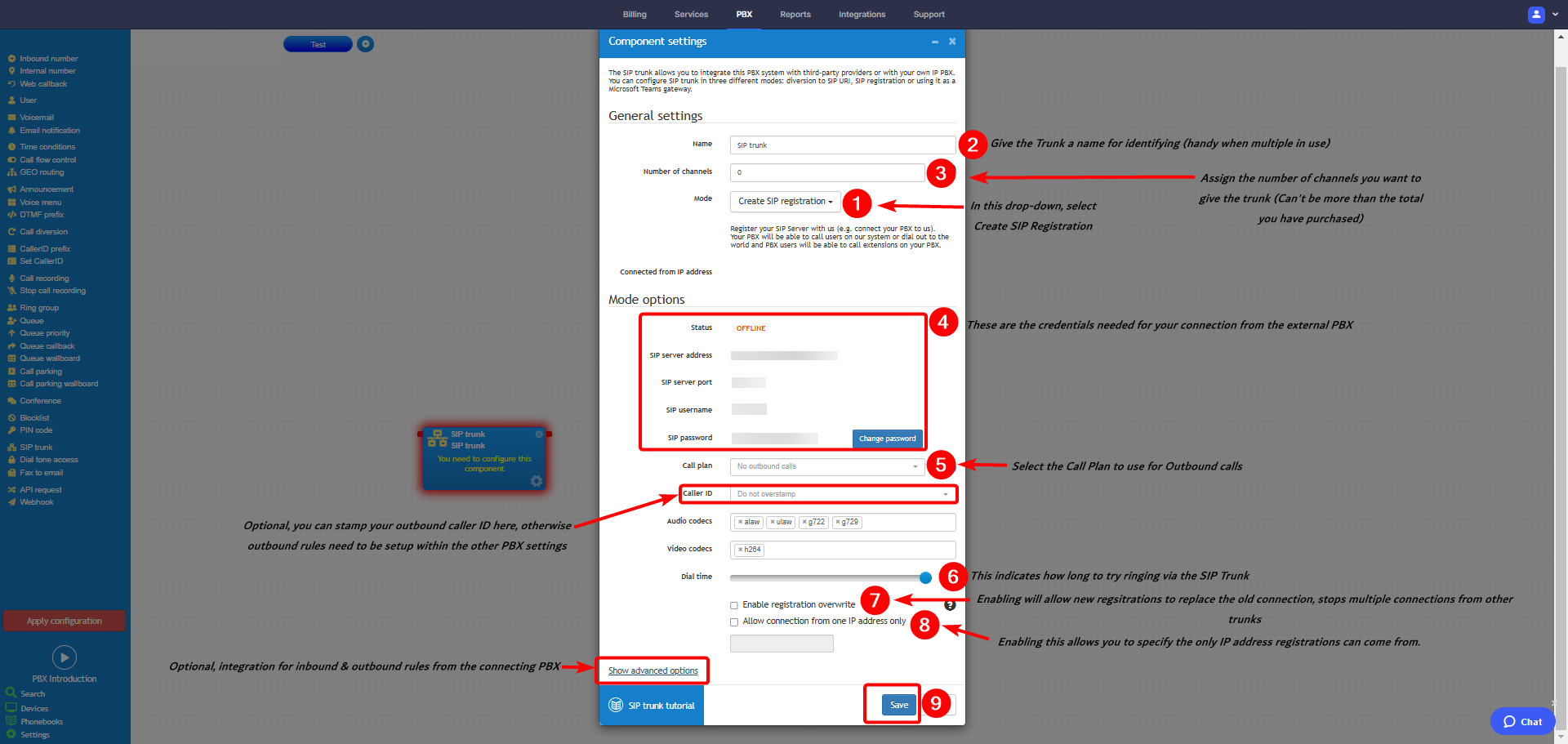 How to Configure SIP Trunks