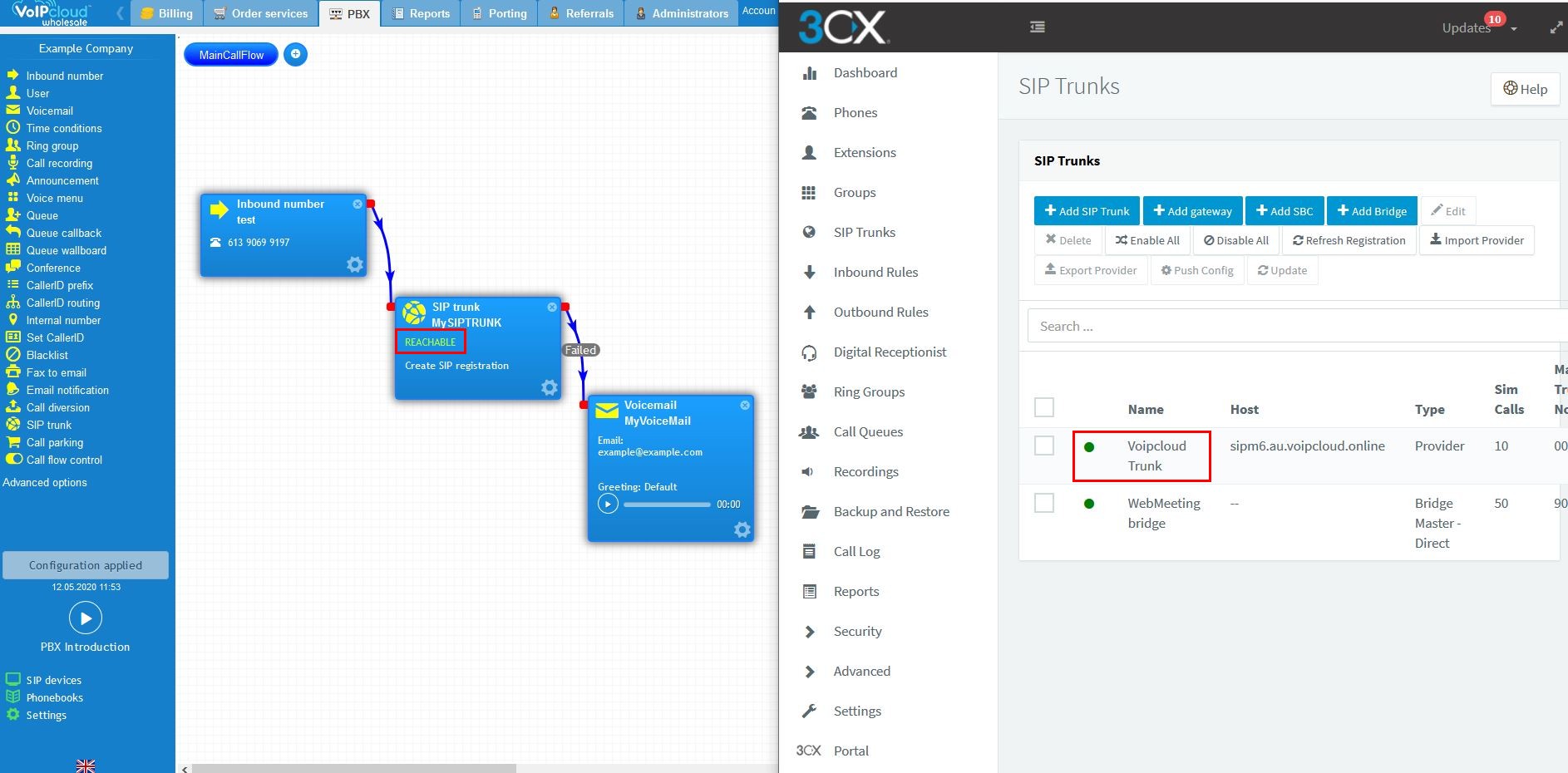 3cx Sip Trunk Guide Knowledge Base Centre