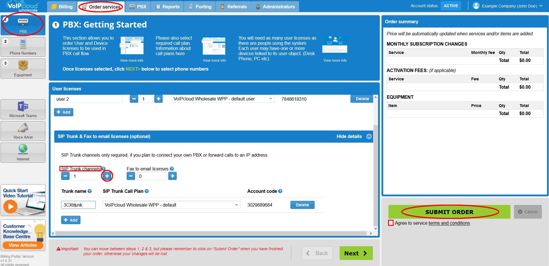 3CX SIP Trunk Guide – Knowledge base centre