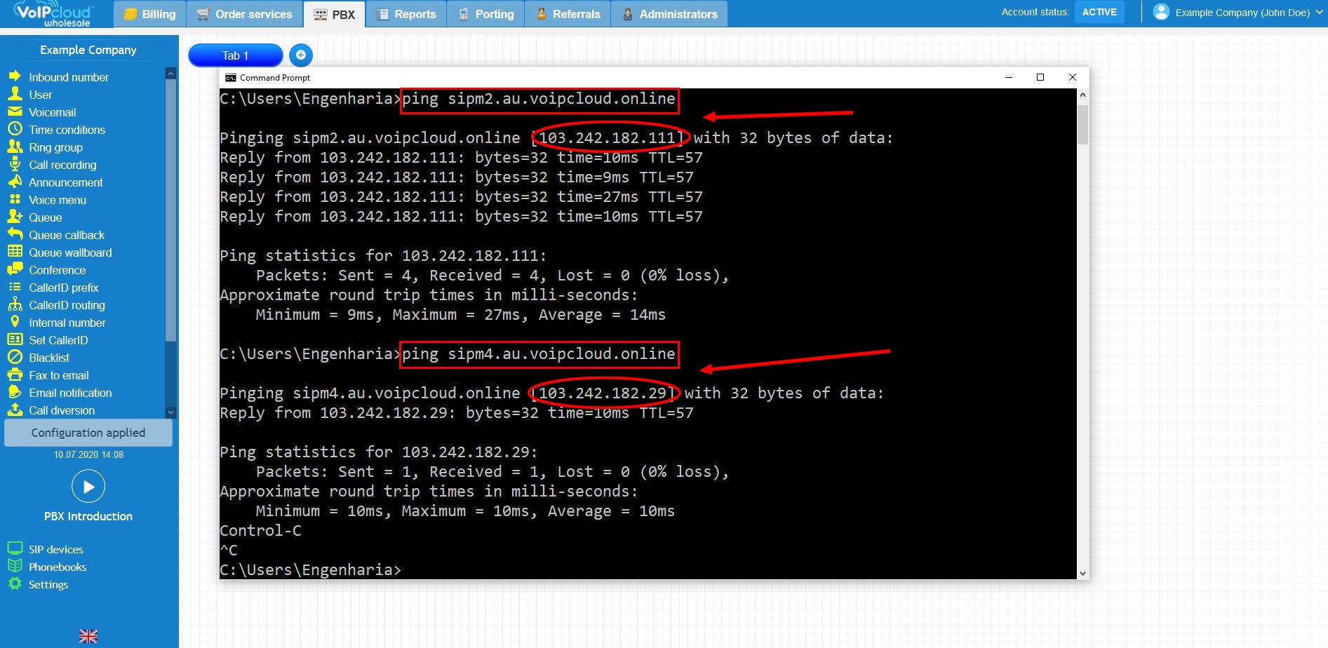 Firewall Requirements for Hosted PBX