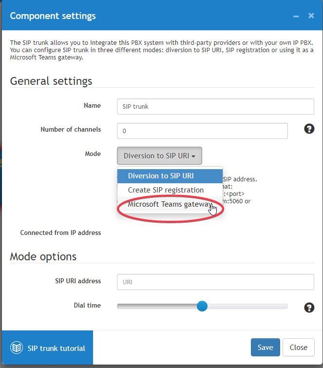 Microsoft Teams Integration Support Article 